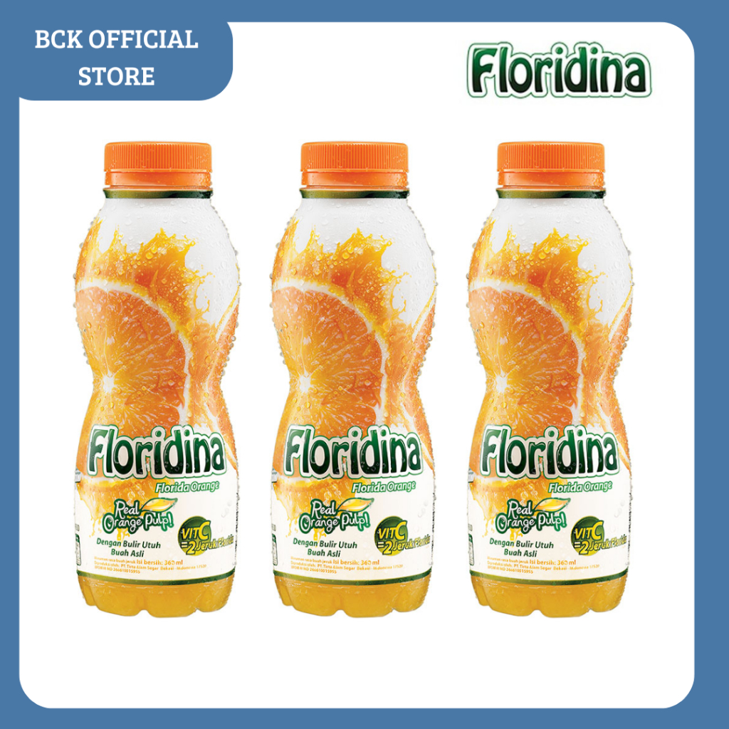 Jual Floridina Orange Botol 350ml (pcs) | Shopee Indonesia