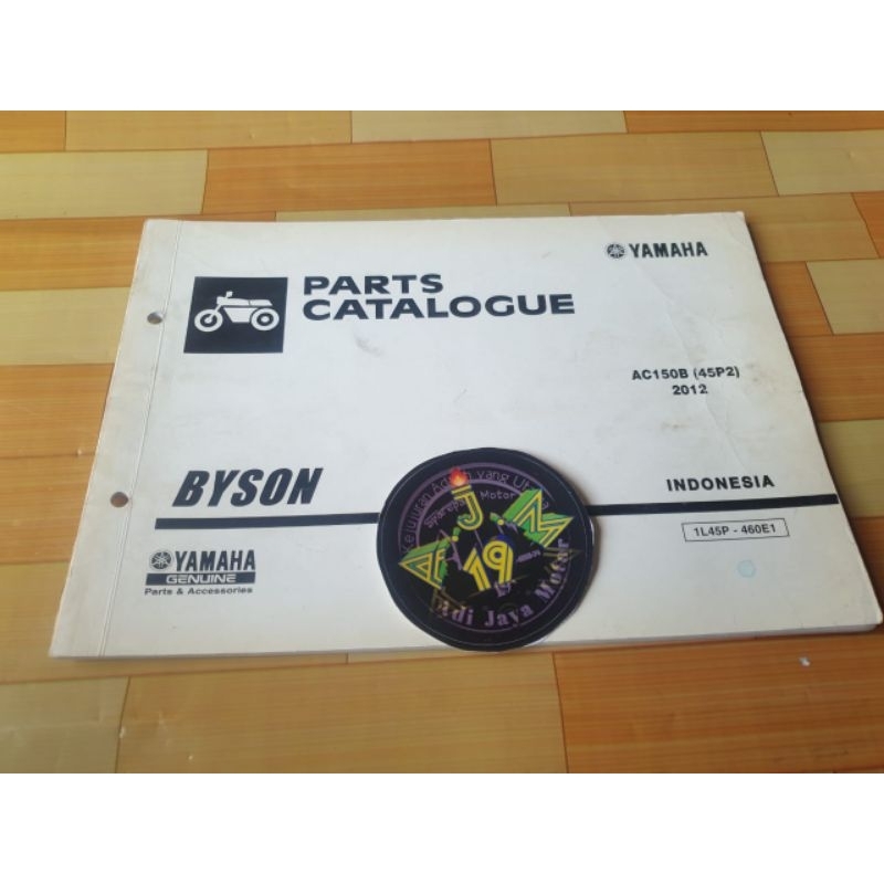 Jual Buku Part Catalog Katalog Copian Yamaha BYSON Carbu 2012 | Shopee ...