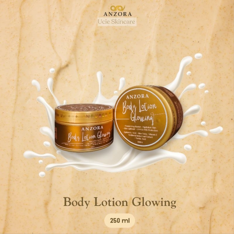 Jual Anzora Body Lotion Glowing Siang & Siang Malam | Shopee Indonesia