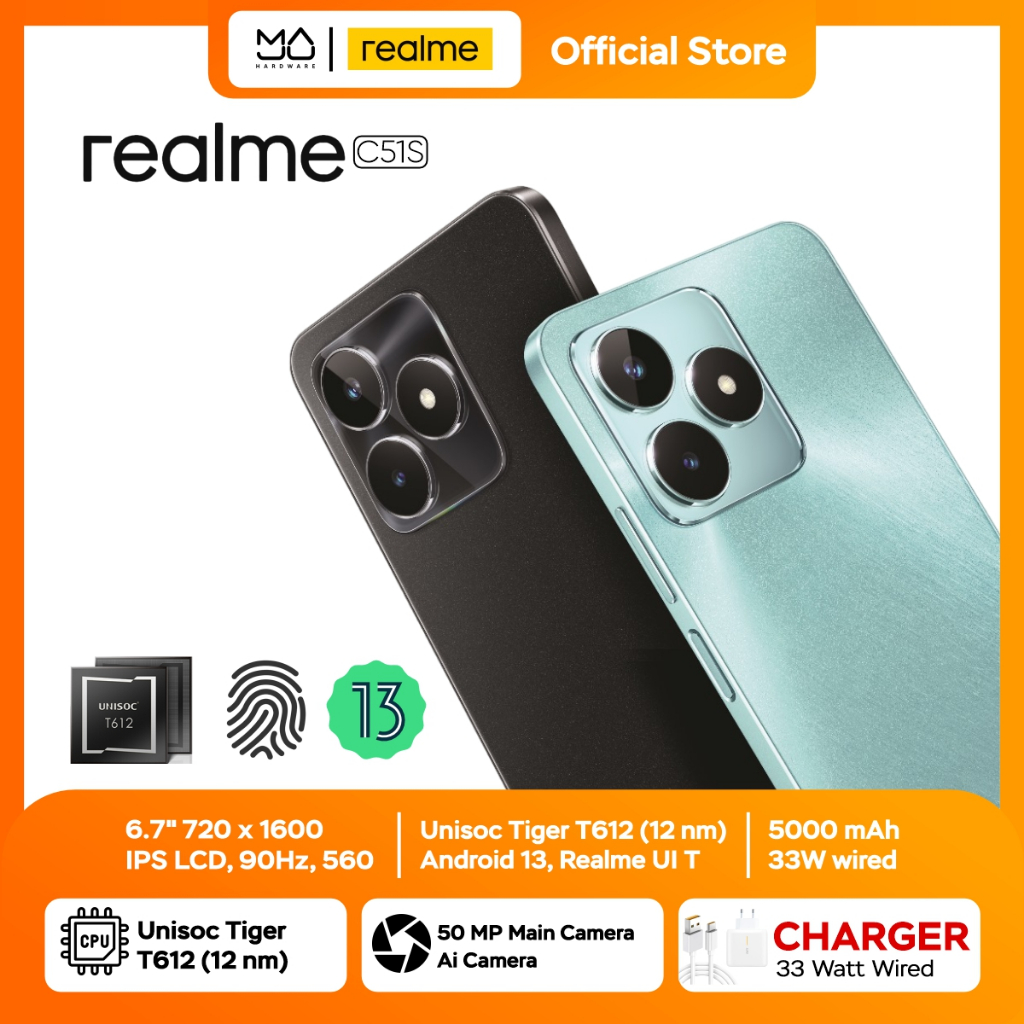 Jual Realme C51S 6/128GB Garansi Resmi | Shopee Indonesia