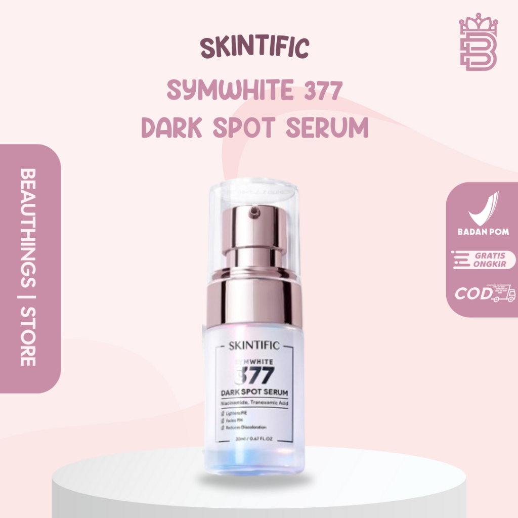 Jual SKINTIFIC SymWhite 377 Dark Spot Serum Flek Hitam Original 20 ml ...