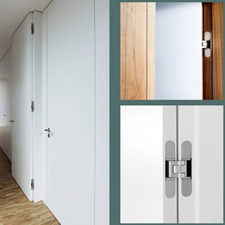 Jual Hidden Hinge Engsel Tanam Door Hinge Invisiblle Hitam Perak Engsel ...