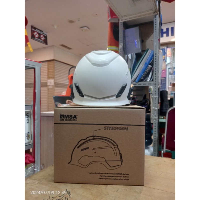 Jual Helm Safety MSA Climbing Outdoor/Helm Safety MSA - Putih | Shopee ...