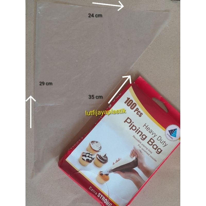 Jual PLASTIK SEGITIGA CETAK KUE ECERAN | Shopee Indonesia