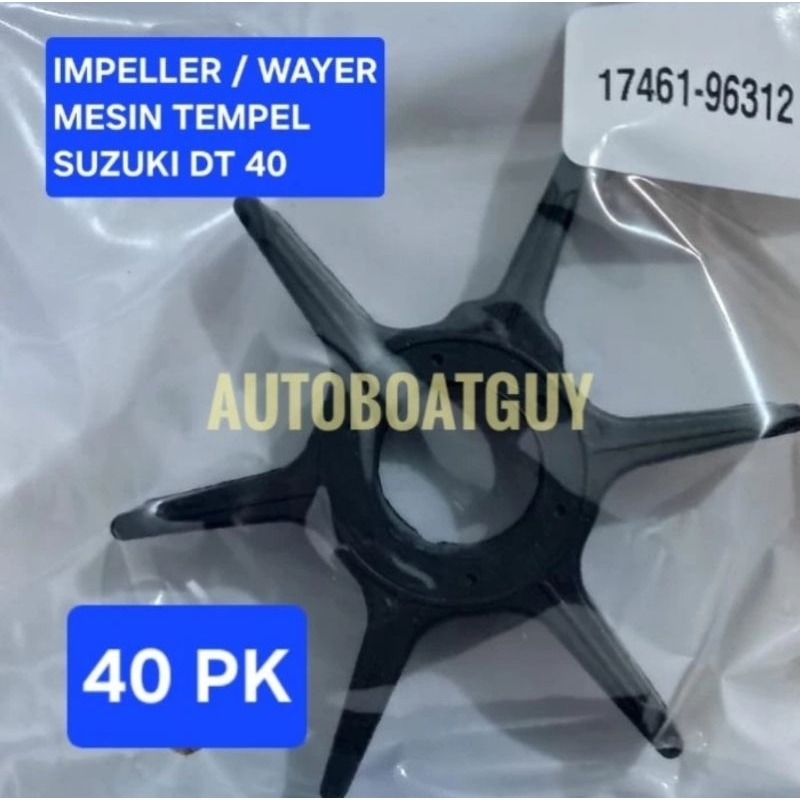 Jual Impeller / Wayer 17461-96312 Mesin Tempel Suzuki DT40 40 PK / HP 2 ...