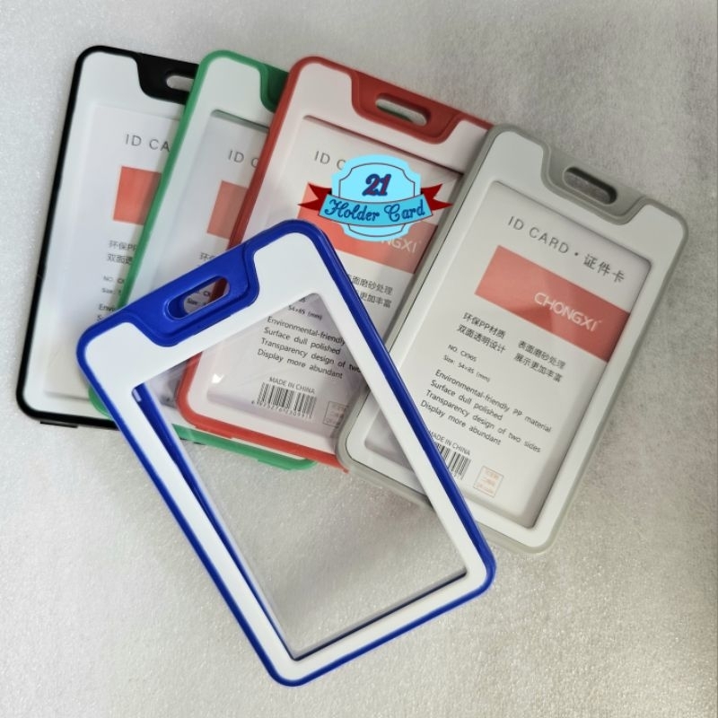Jual Tempat Id Card Plastik 2 Sisi Bening Transparan | Shopee Indonesia
