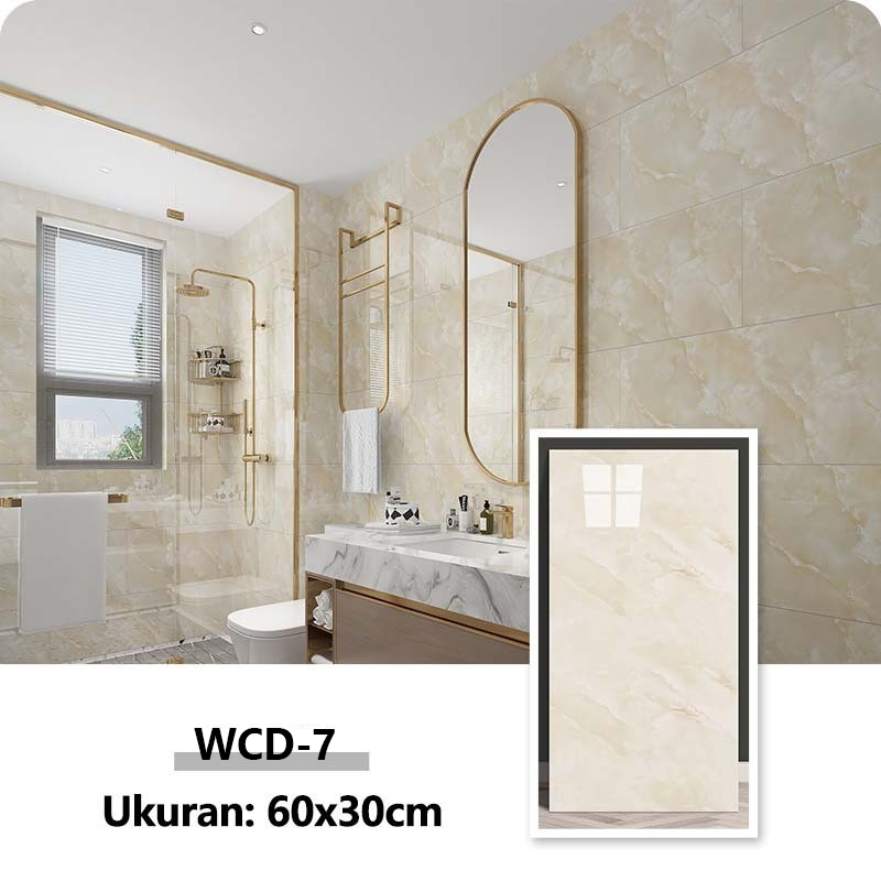 Jual Wallpaper dinding VINYL Marble 30 x 60 cm Lantai Vinyl Marbel Granit Stiker Cabinet Marbel ...