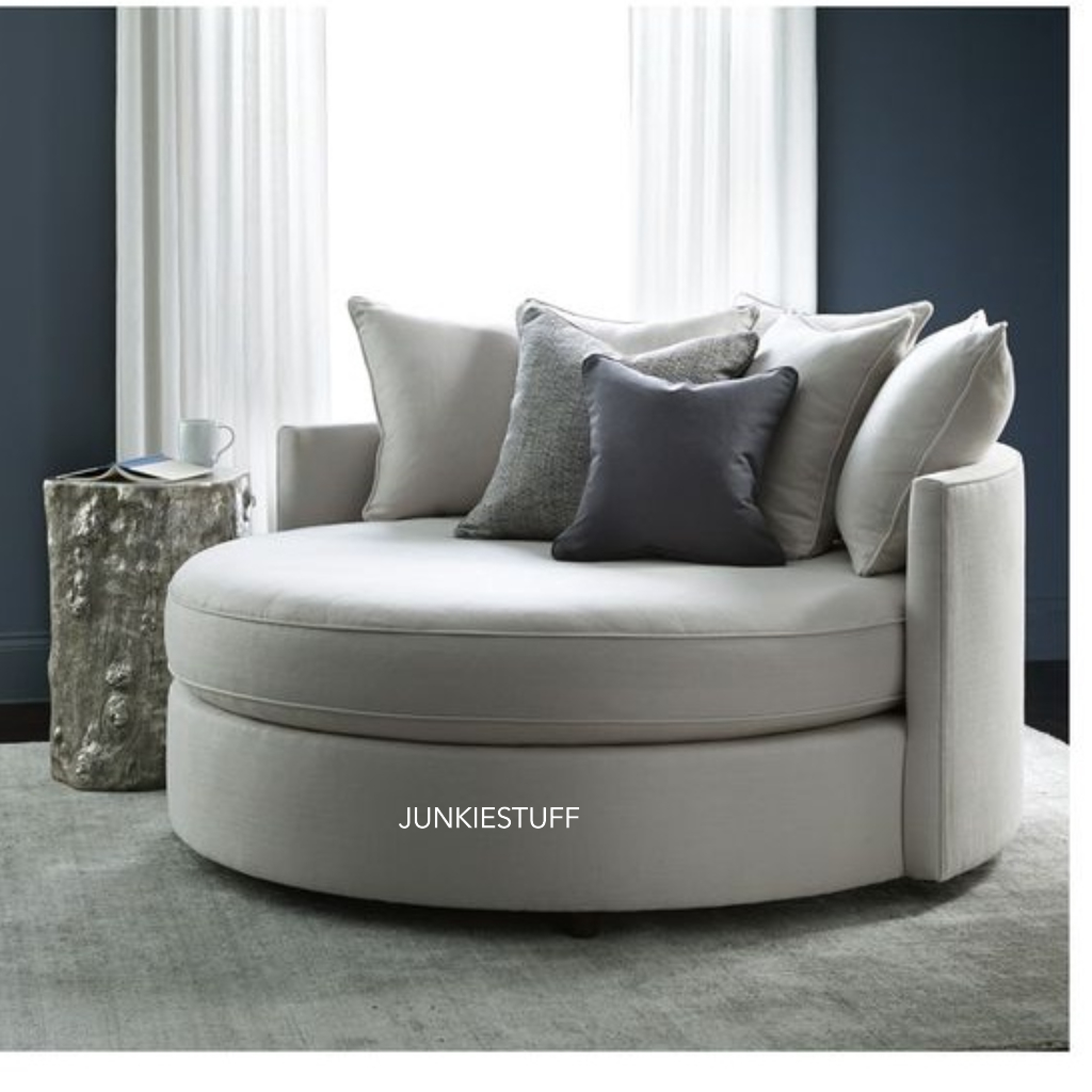 Jual SOFA BULAT SIERRA | ROUND SOFA | SOFA PIZZA | Shopee Indonesia