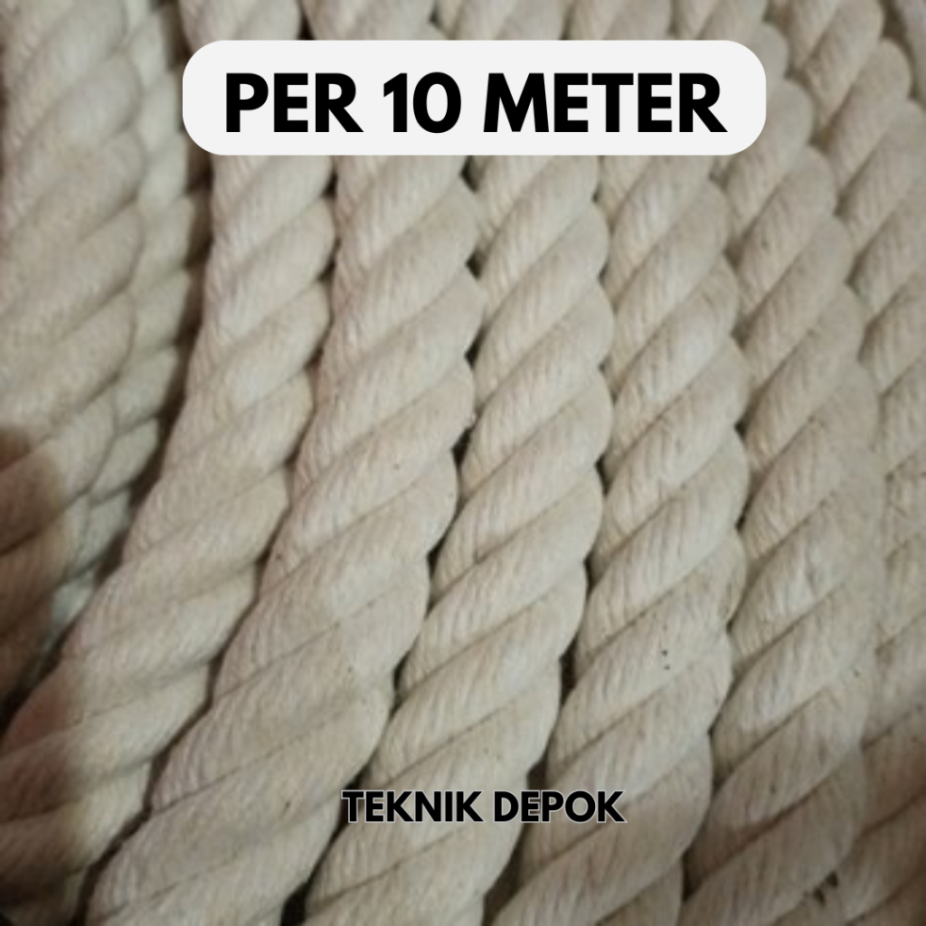 Jual Per 10 meter Tambang Guralon 28 mm Tali Pramuka Kapal Panjat ...