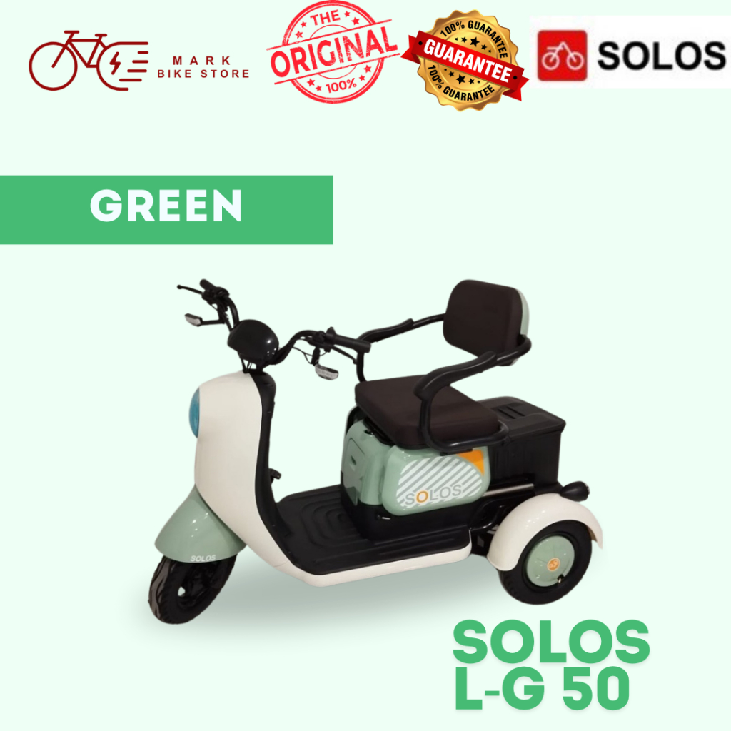 Jual SEPEDA LISTRIK RODA 3 DEWASA SOLOS L-G50 1500Watt ORIGINAL ...