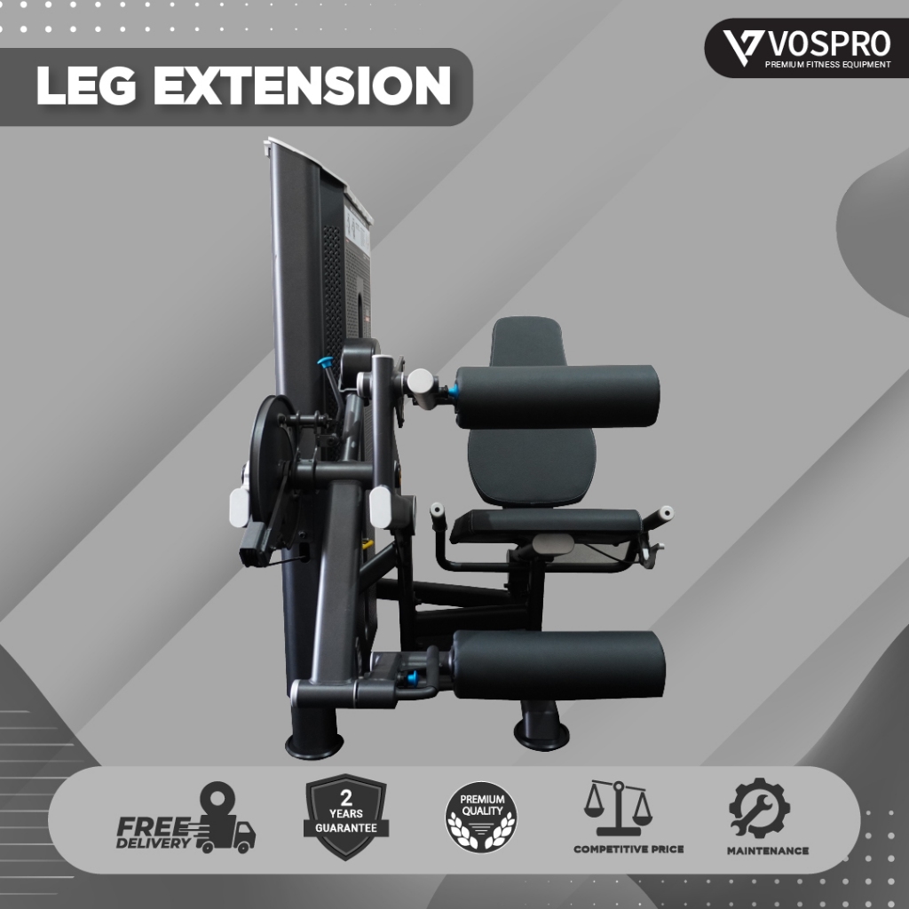 Jual VOSPRO LEG EXTENSION Machine Alat Olahraga Fitness Gym Import ...