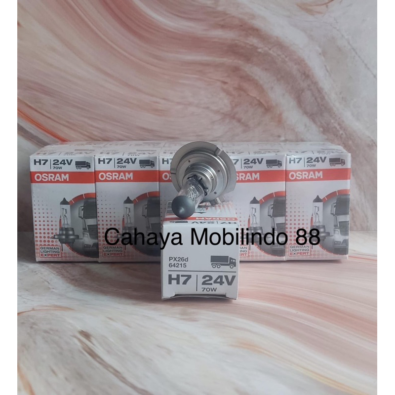 Jual Osram H7 24v 70w 64215 Kuning Standard Original | Shopee Indonesia