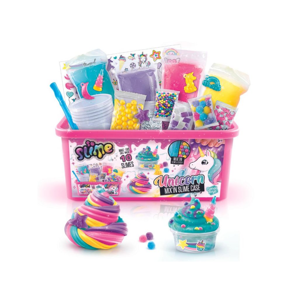 Jual Unicorn Slime Case - Mainan Sensorik Slime Mainan Anak DIY Slime ...