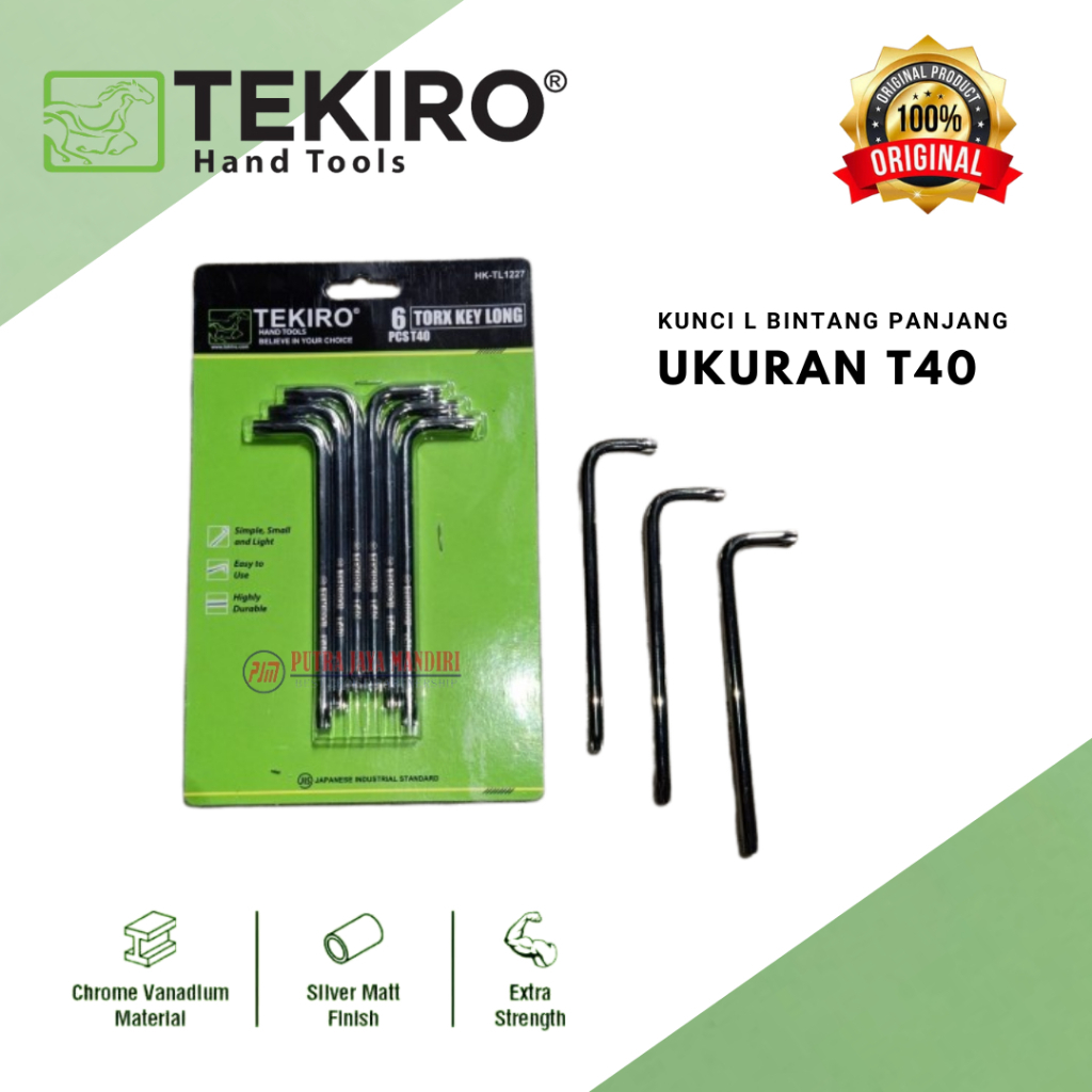 Jual Tekiro Kunci L Bintang T40 / TORX KEY LONG T40 | Shopee Indonesia