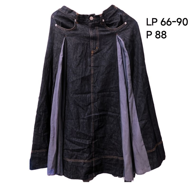 Jual Rare Rok Jeans Stretch Kombi Tutu Premium Brand Cleopanic (Baru ...