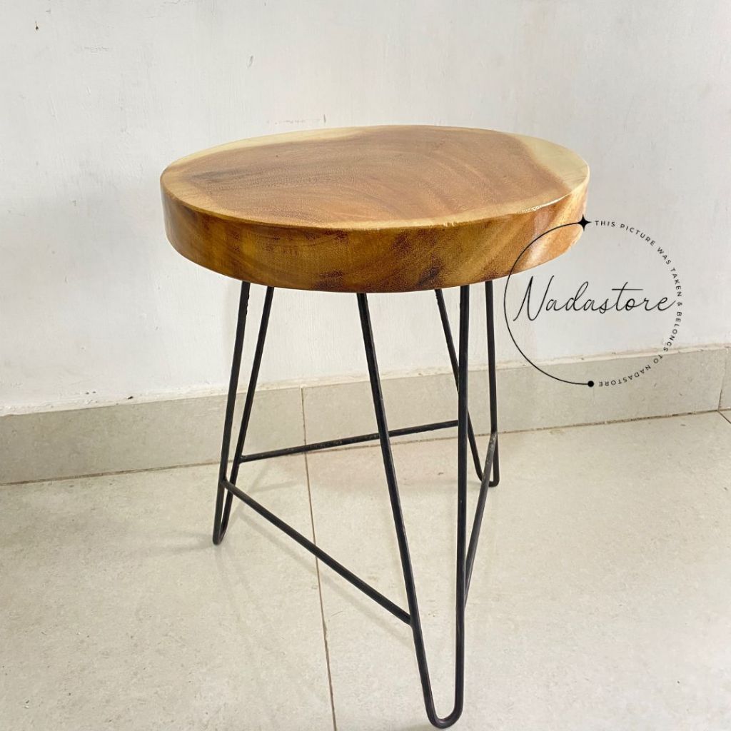 Jual Meja Bulat / Meja rustic / meja akar Jati / Meja Trembesi Meja ...