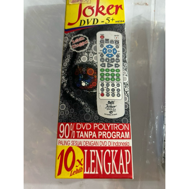 Jual REMOTE DVD JOKER COCOK DENGAN SEMUA MEREK DVD REMOTE JOKER DVD ...