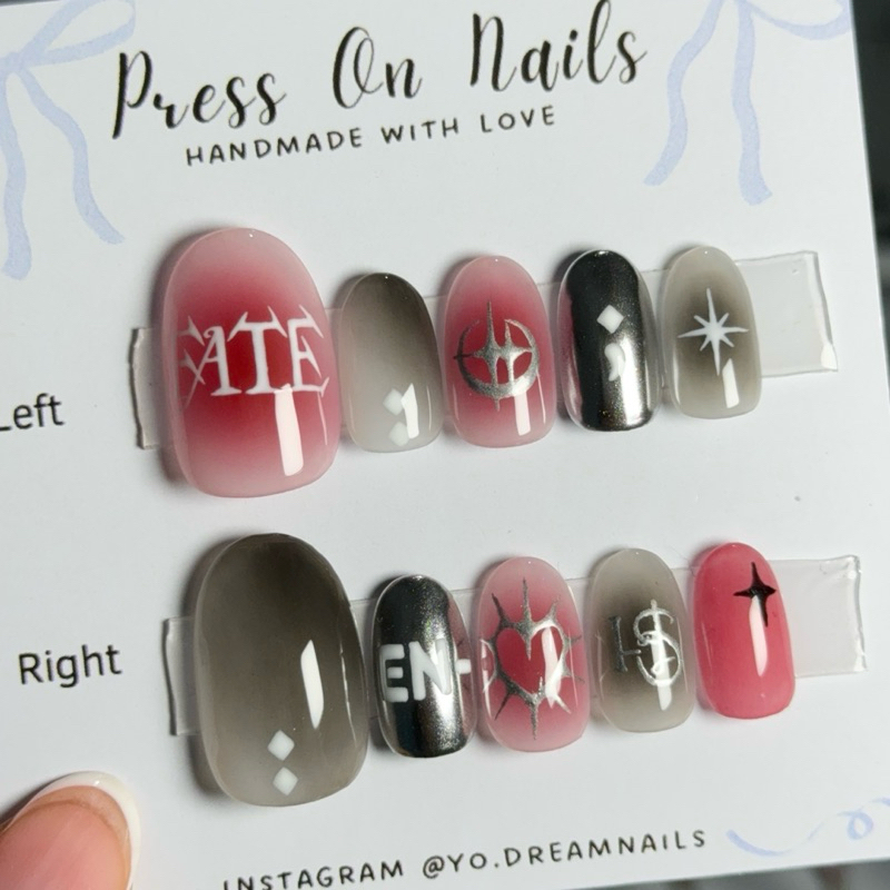 Jual Fate Plus Enhypen Nails - Yo.dreamnails | Press On Nails | Kpop ...