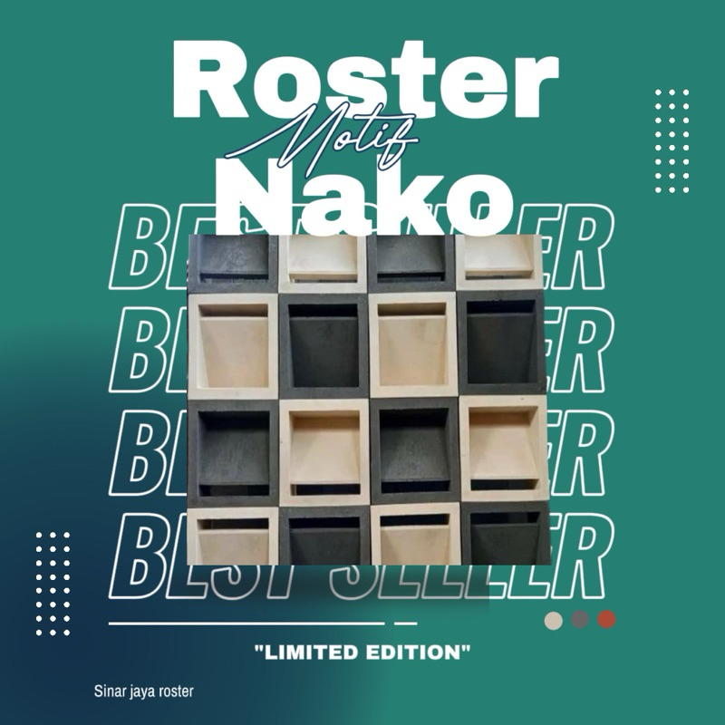 Jual Roster beton minimalis motif nako | Shopee Indonesia