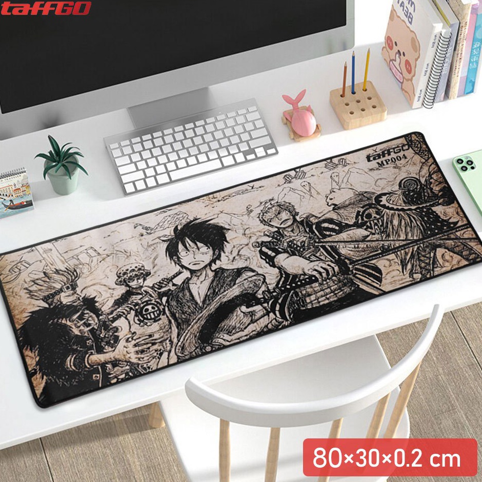Jual Mouse Pad Gaming XL Desk Mat Alas Keyboard 8x3x2mm One Piece MP4 p ...