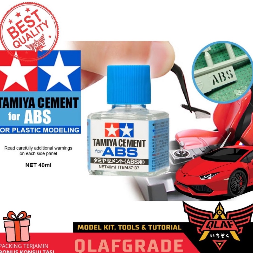 Jual KODE H77P TAMIYA CEMENT for ABS lem plastik styrene model kit ...