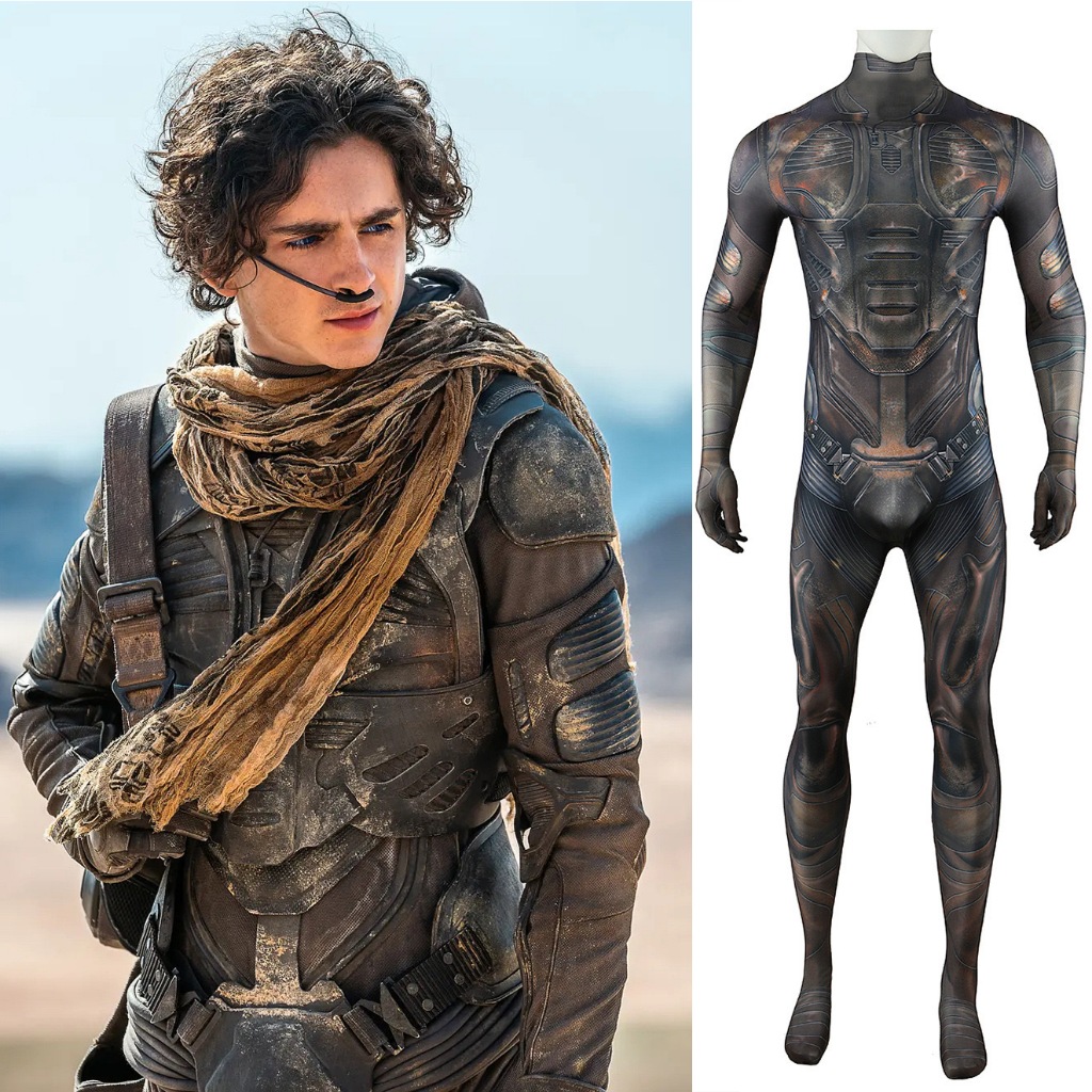 Jual Movie Dune 2 Timothy Chalamet Cos costume role-playing Halloween ...
