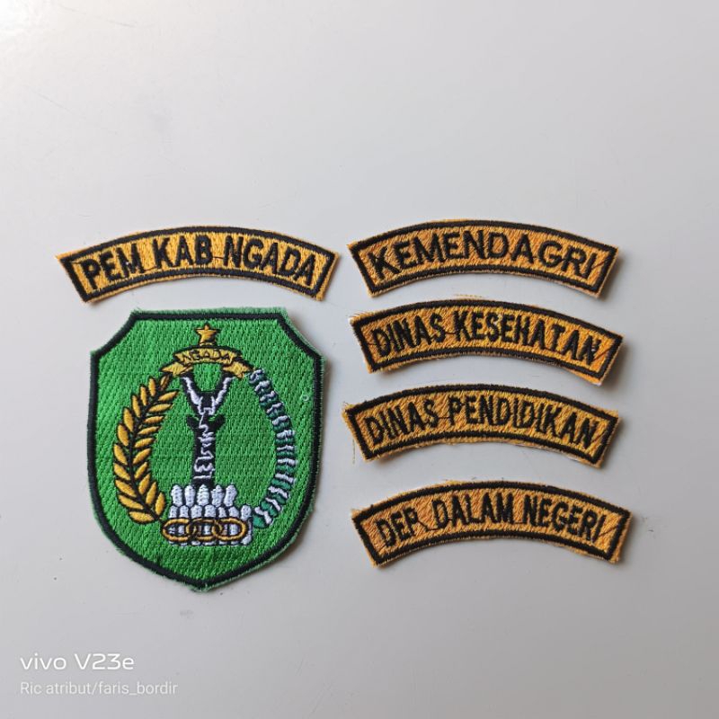 Jual BET BORDIR LOGO LAMBANG PEMKAB NGADA LOGO ASN KAB NGADA | Shopee ...