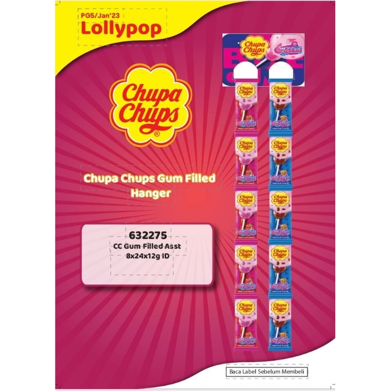 Jual Chupa Chups Gum Filled Isi 24x12g | Shopee Indonesia