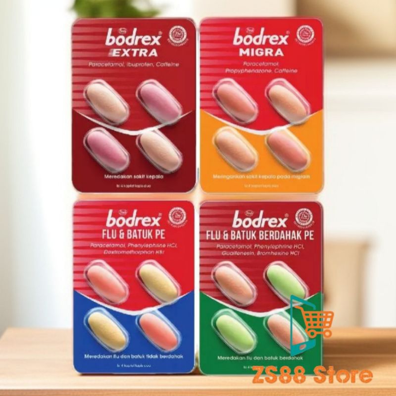 Jual Bodrex 1 Blister @4 Tablet | Shopee Indonesia