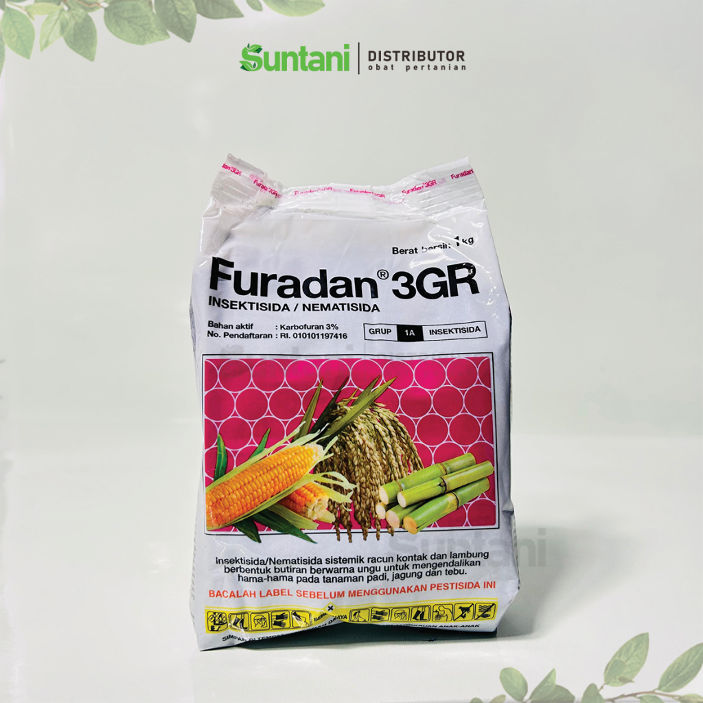 Jual FURADAN 3GR 2kg - Insektisida Sistemik ( Obat ulat daun tanaman ...