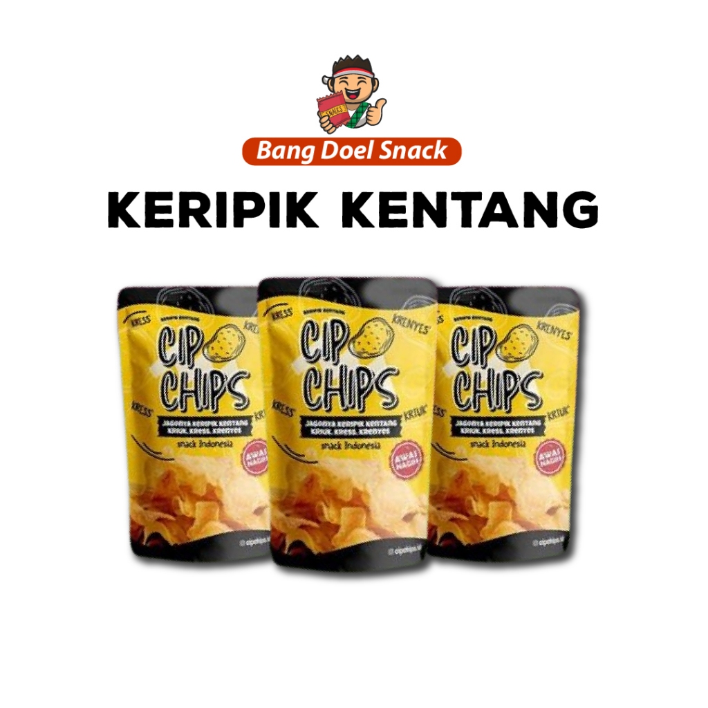 Jual Chipchips - Keripik Kentang / Potato Chips Aneka Rasa 55g | Shopee ...