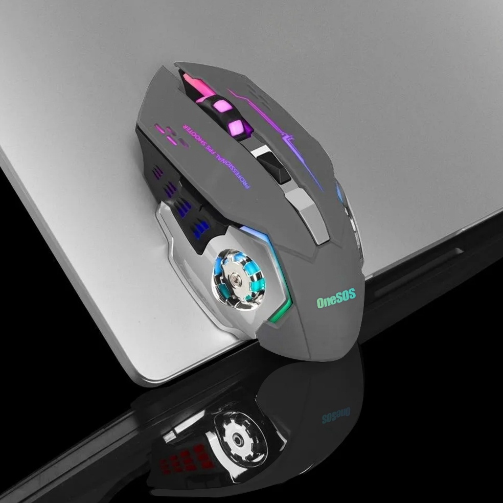 Jual KODE O7V4 ONESOS Mouse Gaming Wireless Rechargeable RGB LED SB 31 ...
