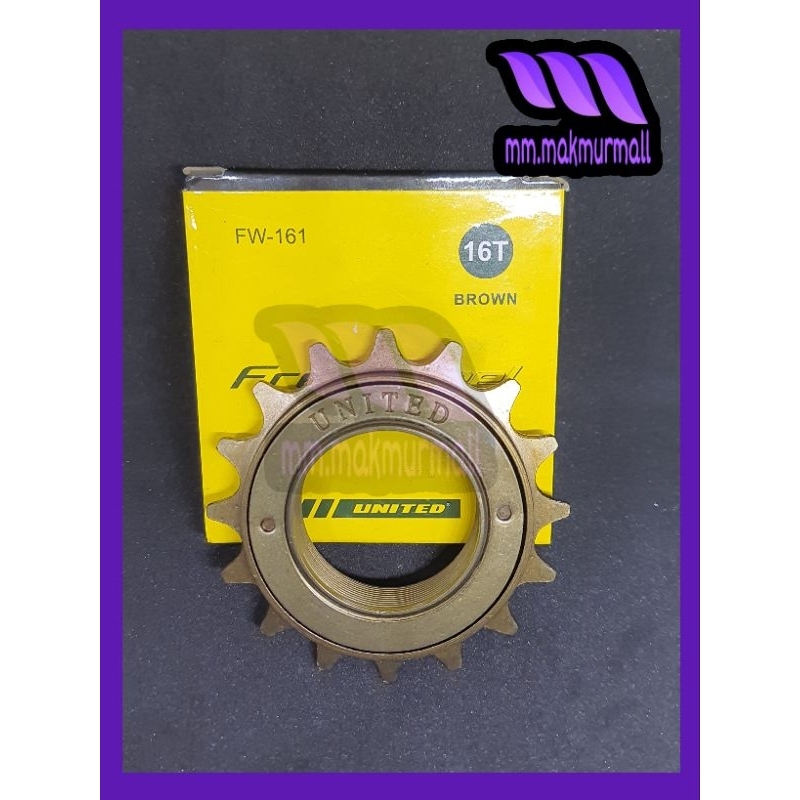 Jual UNITED FreeWheel / Gear / Gir JANGKRIK sepeda belakang, Single ...