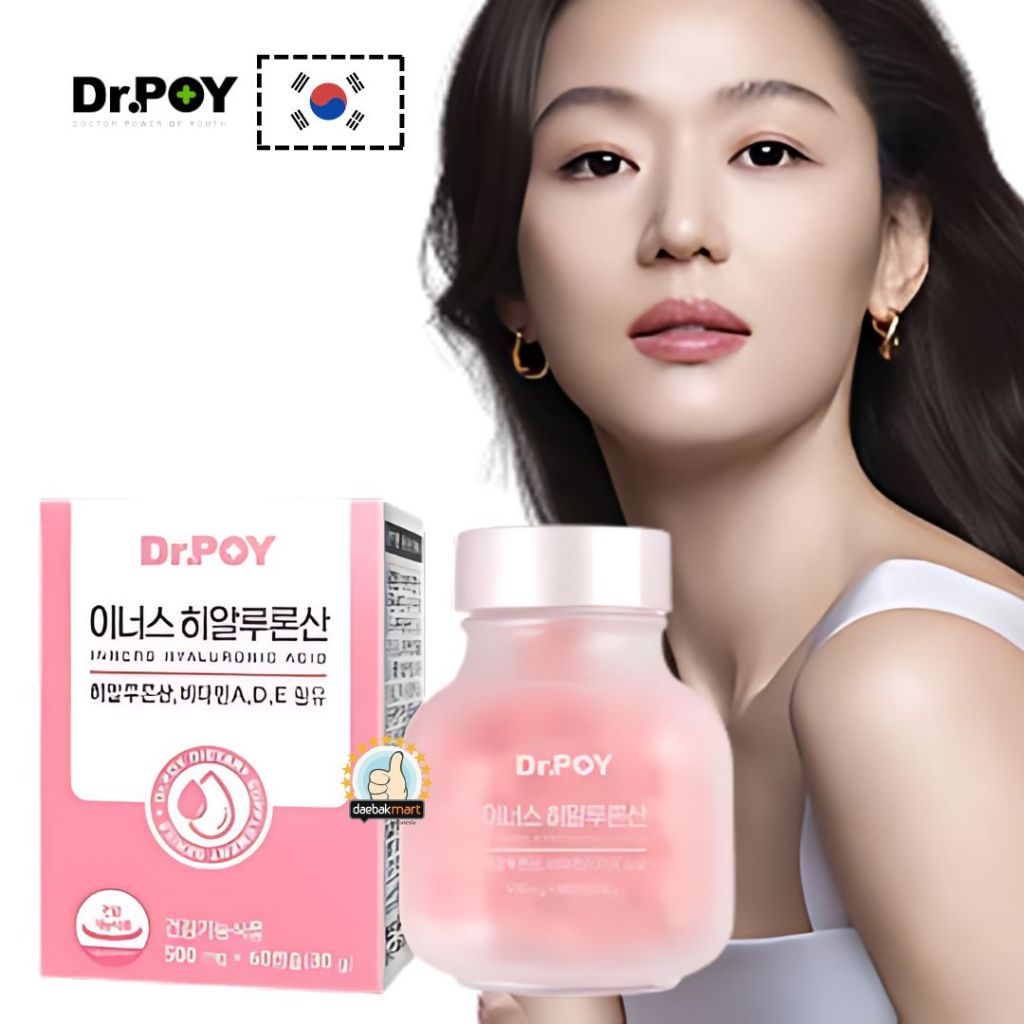 Jual Vitamin Kulit DR.POY Hanmi Inners Hyaluronic Acid 30g (500mgx60tab ...