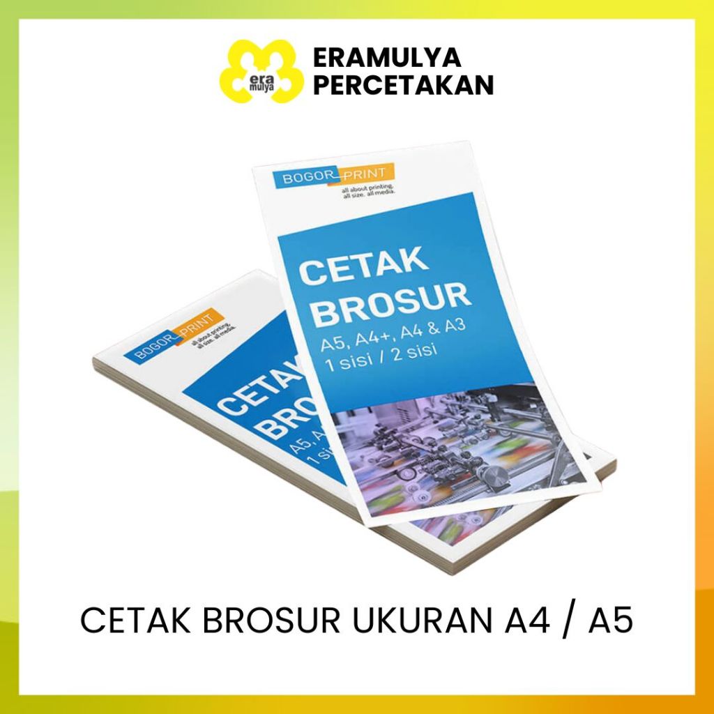 Jual ERAMULYA | CETAK BROSUR KERTAS HVS / BROSUR 1 RIM / BROSUR UKURAN ...