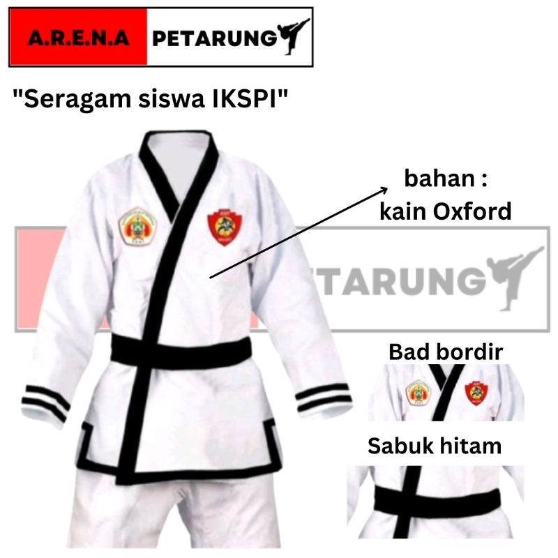 Jual seragam siswa IKSPI kera sakti indonesia / sakral siswa kera sakti , baju silat standart ...