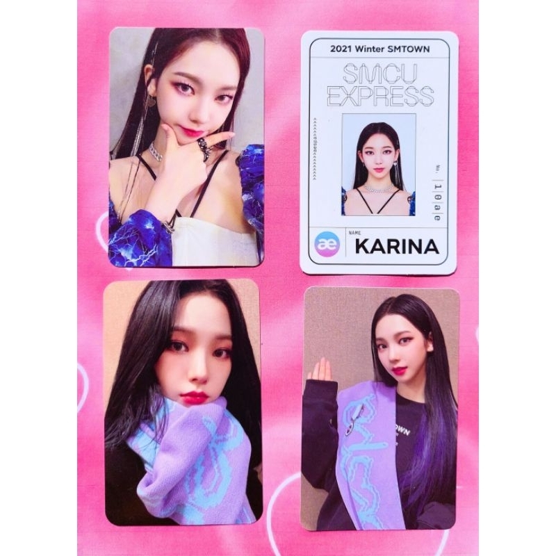 Jual PC PHOTOCARD KARINA AESPA ALBUM WINTER SMCU EXPRESS VERSION VER ...