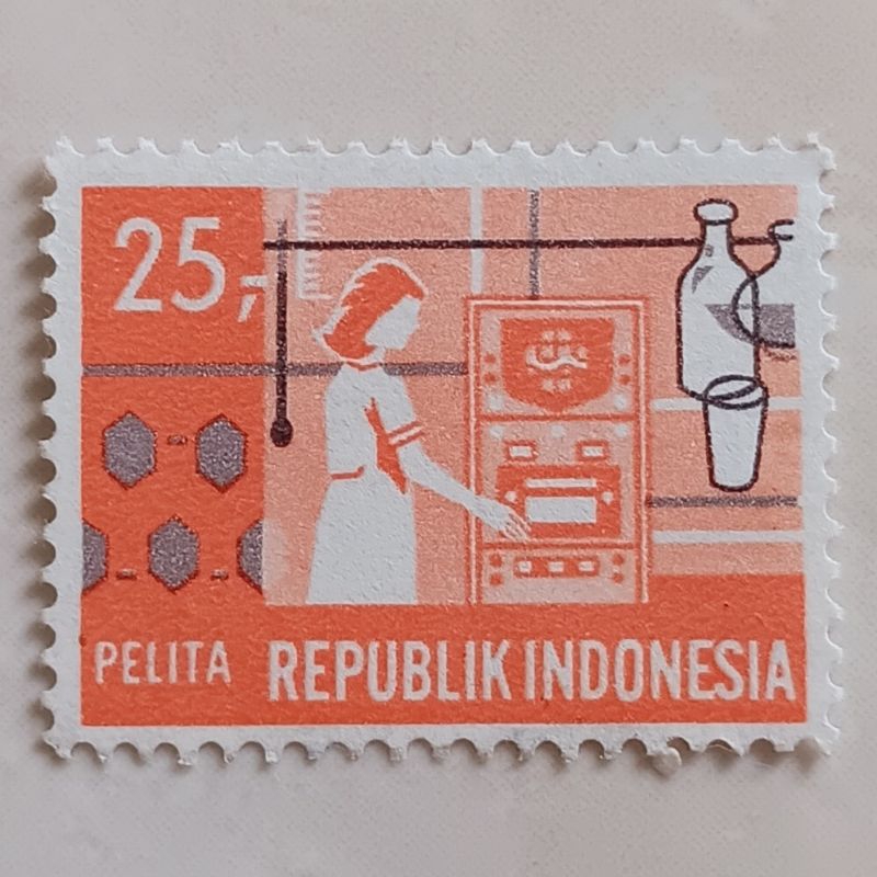 Jual (AF) Perangko Indonesia 1969 Pelita 25 rupiah Mint | Shopee Indonesia