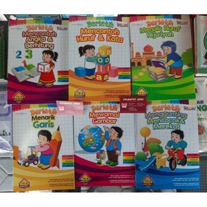 Jual Materi TK A Semester 2 Kreasi Kreatif Berprestasi 1 Paket Isi 6 ...