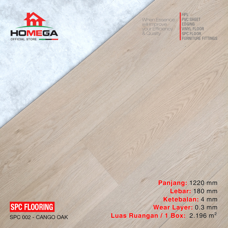 Jual Homega Spc Flooring - Lantai Kayu Parket Parkit Parquet Klik ...