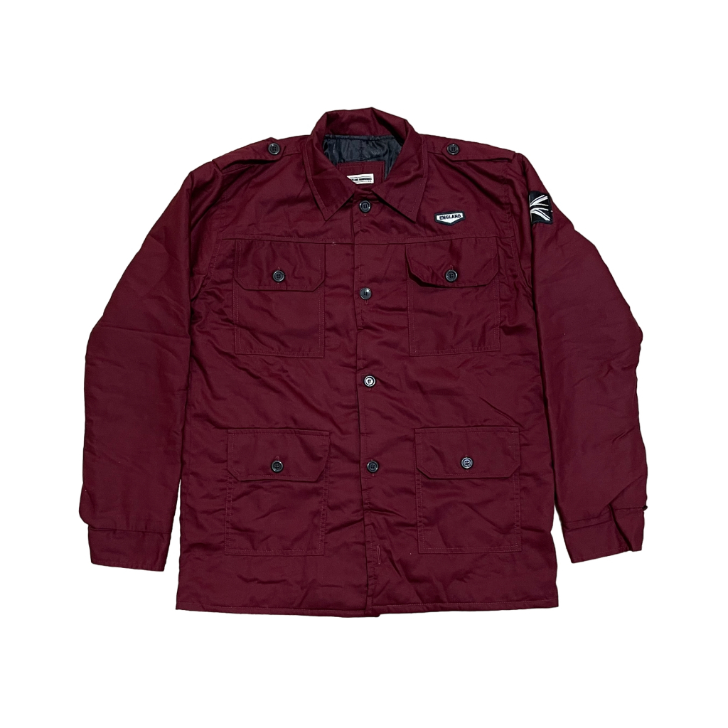 Jual Jaket Parka - England Maroon Series | Shopee Indonesia