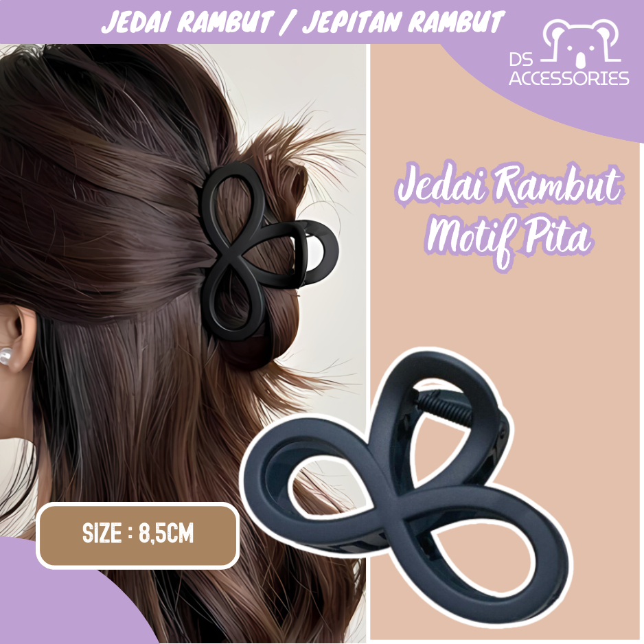 Jual COD Jedai Rambut Motif Pita Jepitan Rambut korea Jedai Rambut ...