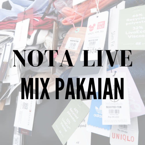 Jual NOTA LIVE MIX PAKAIAN PART 2 | Shopee Indonesia