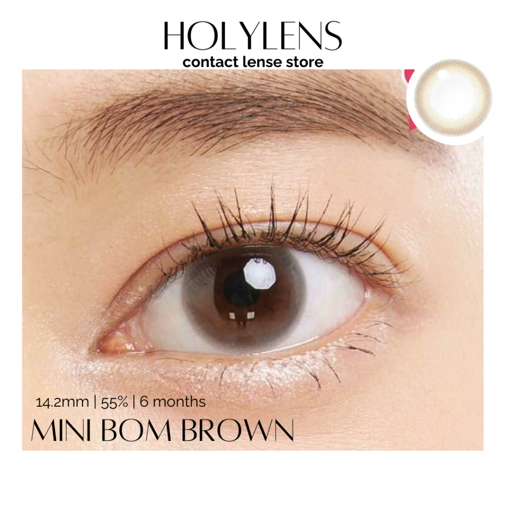 Jual Softlens Mini Bom Brown / Softlens Kitty Kawaii | Shopee Indonesia
