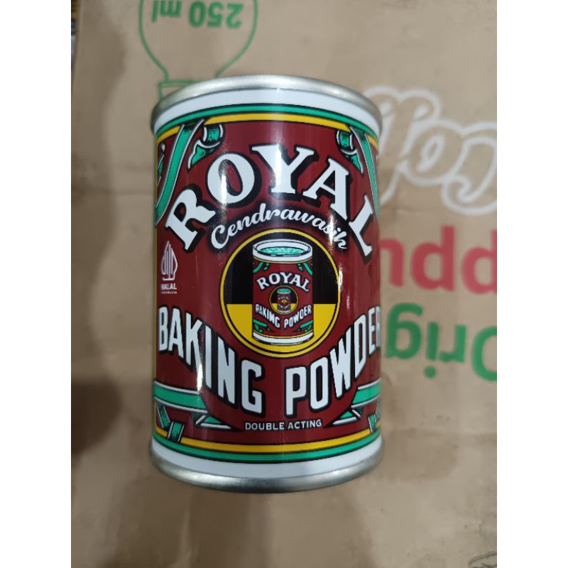 Jual Royal baking powder Doble acting kaleng 100gr/baking royal kaleng ...