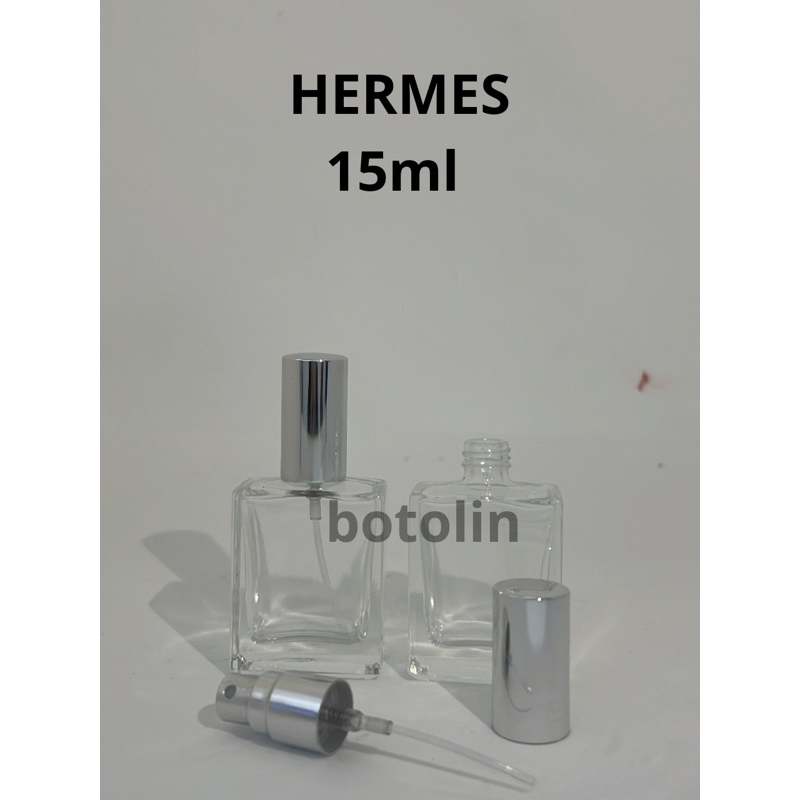 Jual Botol Parfum Hermes 15ML Drat Tutup silver - Botol Parfum Kosong ... Jual Botol Parfum Hermes 15ML Drat Tutup silver - Botol Parfum Kosong ...