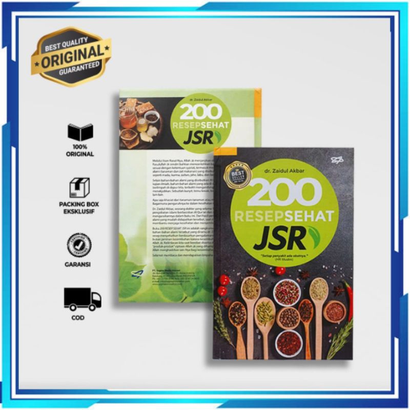 Jual [ORIGINAL ASLI]BUKU 200 RESEP SEHAT JSR - DR ZAIDUL AKBAR TERLARIS | Shopee Indonesia