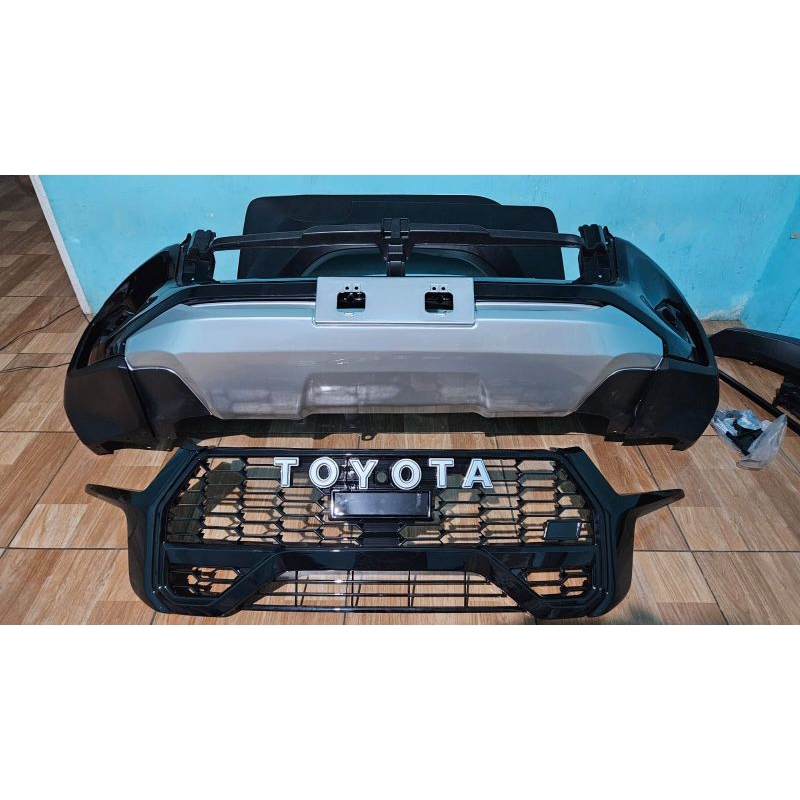 Jual Bodykit full cover bumper hilux 2015-2021 to hilux revo gr sport ...