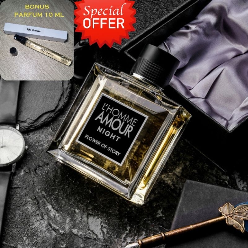 Jual Parfum Import Pria L'Homme Amour Night 100 ml parfume cowok perfume laki Eau De Parfum ...