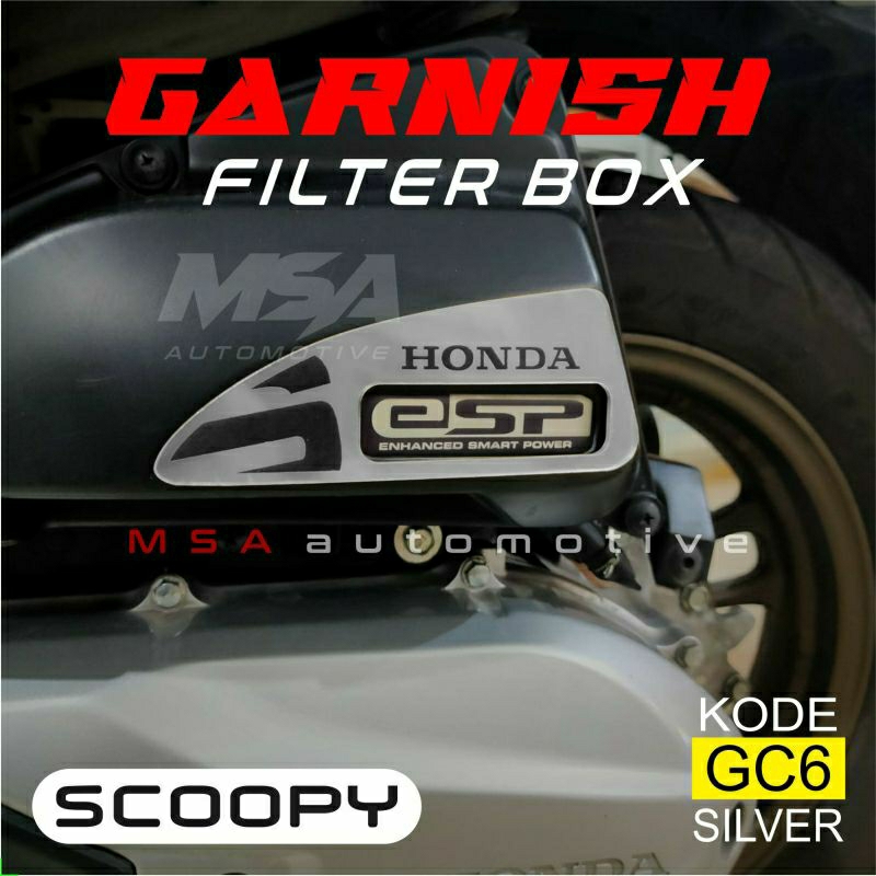 Jual Garnish filter box honda scoopy 2020/2024 | Shopee Indonesia